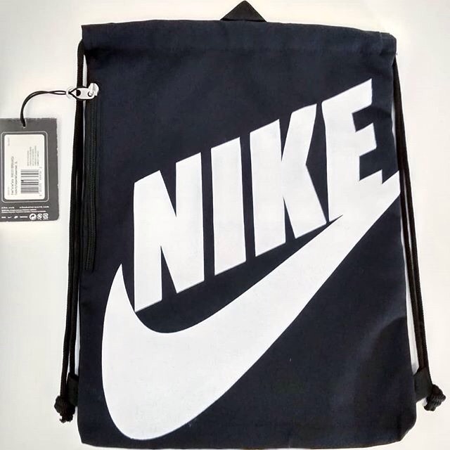 Jual Tas Ransel Nike Gym Sack Nike Hitam Putih / TAS NIKE / TAS RANSEL ...