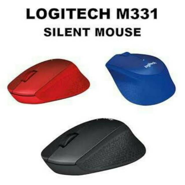 Jual Mouse Wireless Logitech M331 Silent ORIGINAL GARANSI RESMI 1 Tahun ...