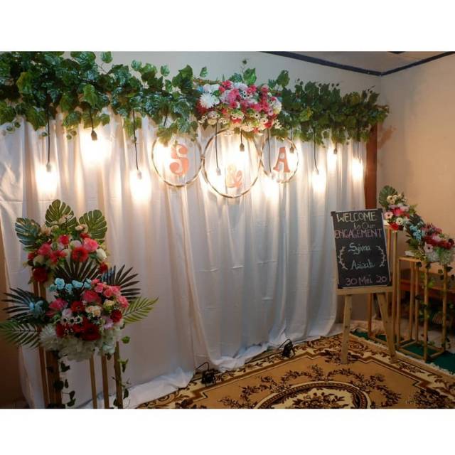 Jual Lampu gantung 3 mtr 11 fitting, lampu backdrop, lampu dekorasi ...