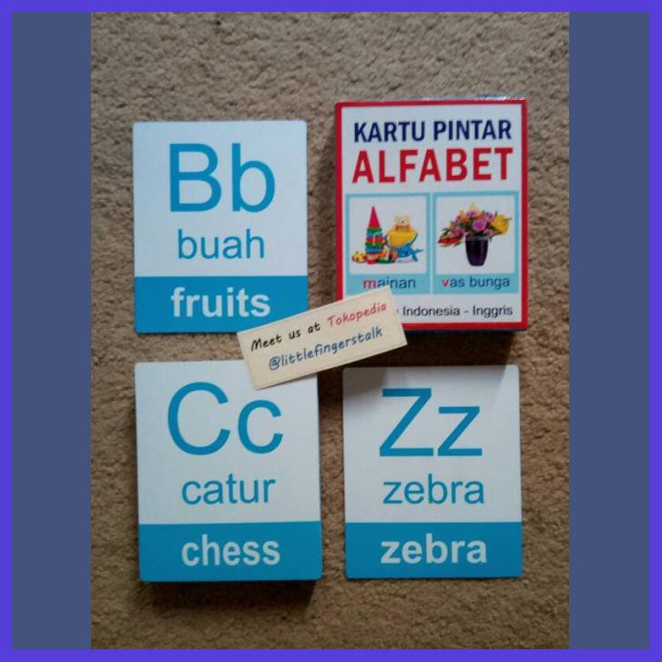 Jual FLASH CARD ALFABET | Shopee Indonesia