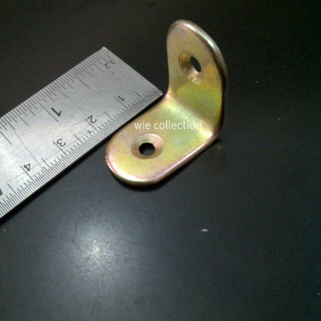 Jual PLAT SIKU DUA LUBANG 1"X1" TIPIS | Shopee Indonesia