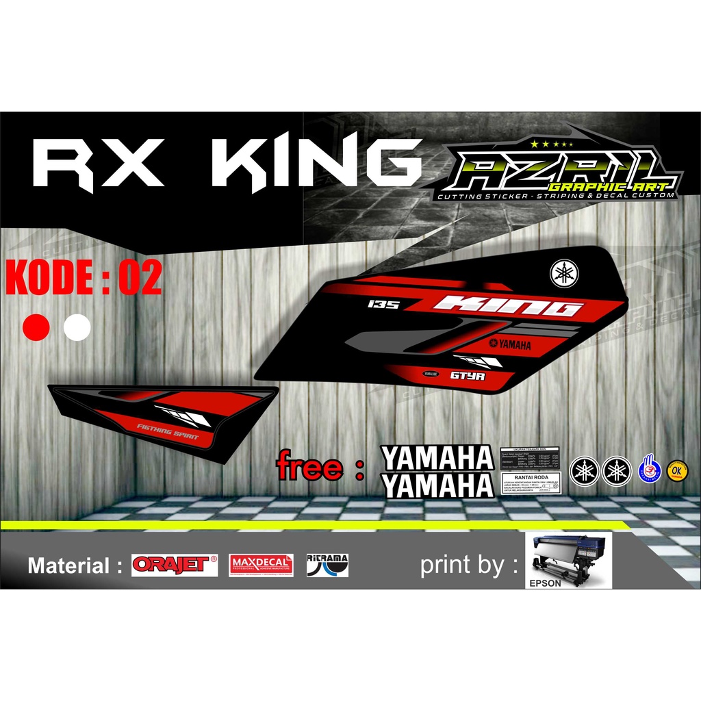Jual STRIPING DECAL RX KING | Shopee Indonesia