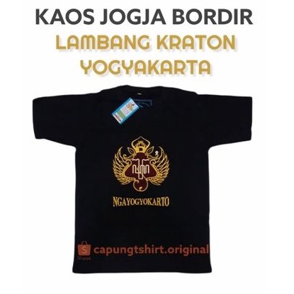 Jual KAOS JOGJA BORDIR BAHAN KAOS KATUN ASLI OLEH OLEH JOGJA PRODUK CAPUNG TSHIRT DAN KOTA JOGJA ...
