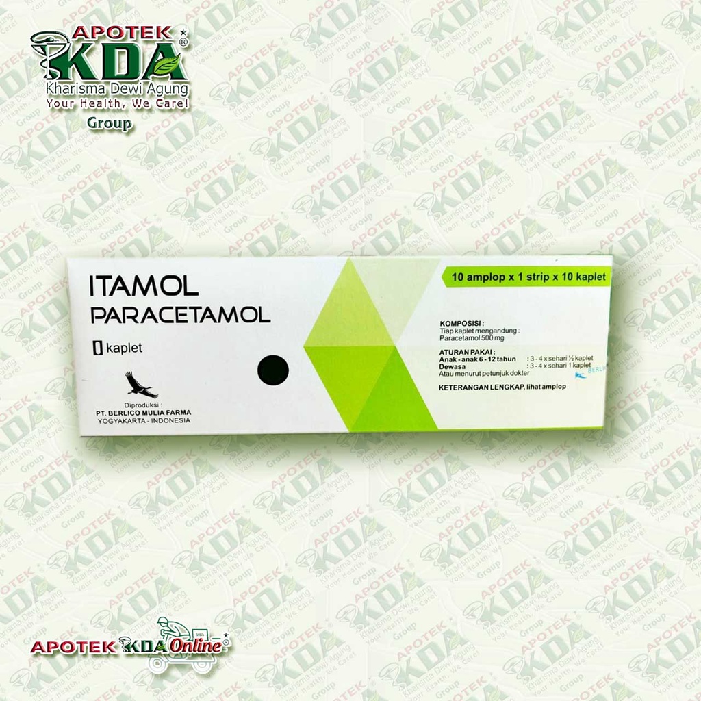 Jual ITAMOL 500 MG 10 KAPLET | OBAT DEMAM | Shopee Indonesia