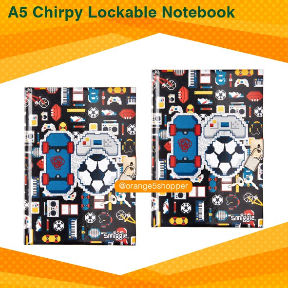 Jual smiggle A5 Chirpy Lockable Notebook ORIGINAL | Shopee Indonesia