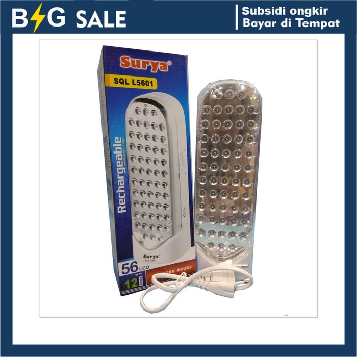Jual Lampu Emergency Surya 56 LED SQL 5601 Lampu Darurat | Shopee Indonesia Jual Lampu Emergency Surya 56 LED SQL 5601 Lampu Darurat | Shopee Indonesia
