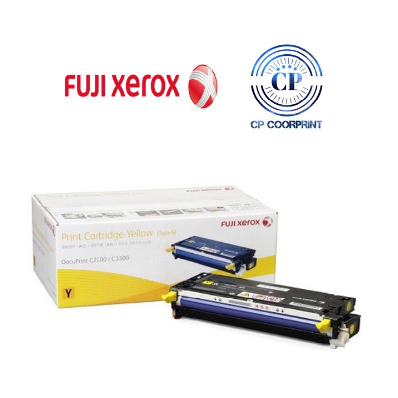 Jual TONER FUJI XEROX C2200/3300 CT350676 TYPE-9 HIGH CAPACITY YELLOW ORIGINAL | Shopee Indonesia