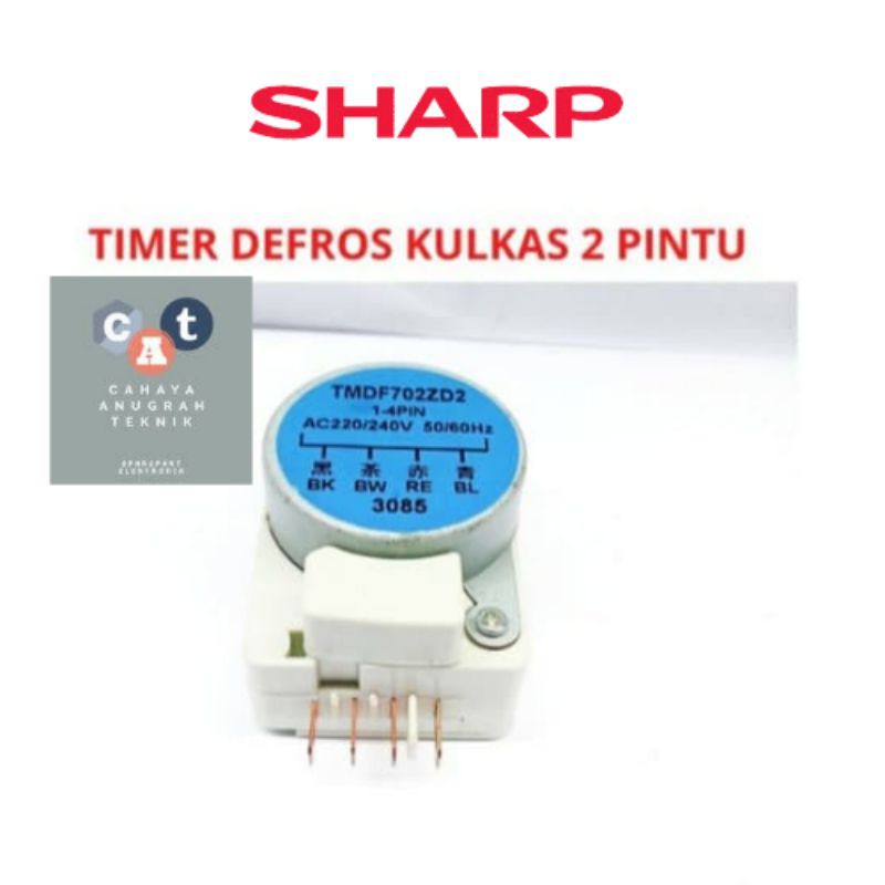 Jual Timer Defrost kulkas 2 pintu 1-4 sharp | Shopee Indonesia