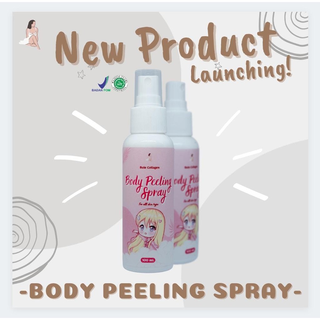 Jual Ready Distri Resmi Bc Body Peeling Spray Bpom Approved Shopee