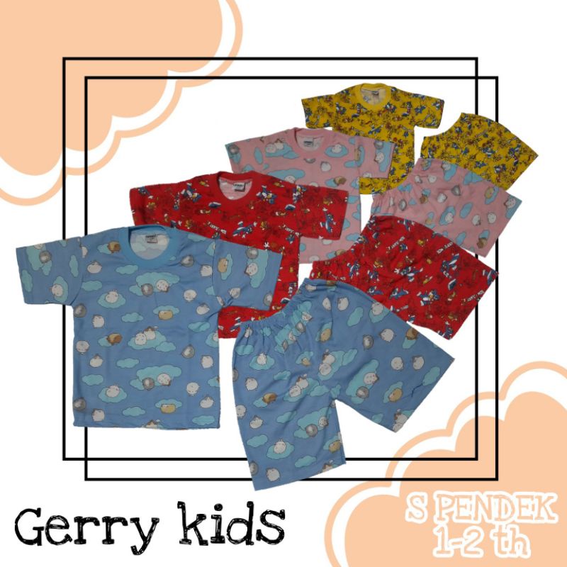 Jual Gerry kids SET PENDEK S ( PILIH MOTIF ) | Shopee Indonesia