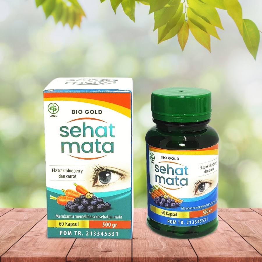 Jual Obat Herbal Sehat Mata Bio Gold Nutrisi Kesehatan Alami Asli Original | Shopee Indonesia