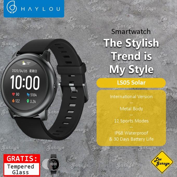 Jual SMARTWATCH HAYLOU SOLAR LS05 GLOBAL VERSION SMART WATCH | Shopee ...
