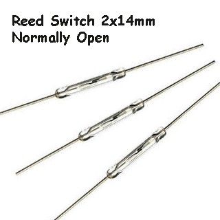 Jual Y123 Dry Reed Switch Pipe 2x14mm Magnetic Sensor Detektor NO ...