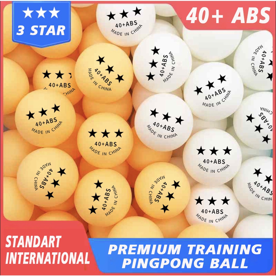 Jual BOLA PINGPONG PREMIUM QUALITY DIJAMIN PUAS BERMAIN TENIS MEJA KUNING PUTIH PING PONG NOT ...