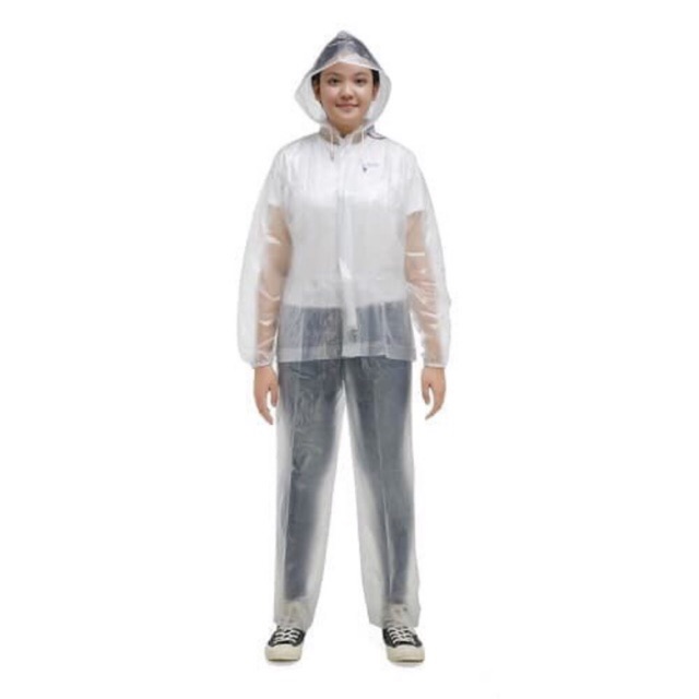Jual [ ORIGINAL ] Mantol Transparant - Jas Hujan Bening - Pelindung ...