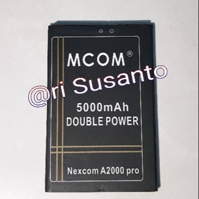 Jual Baterai MCOM for Nexcom A2000 Pro Double Power 5000mAh | Shopee Indonesia