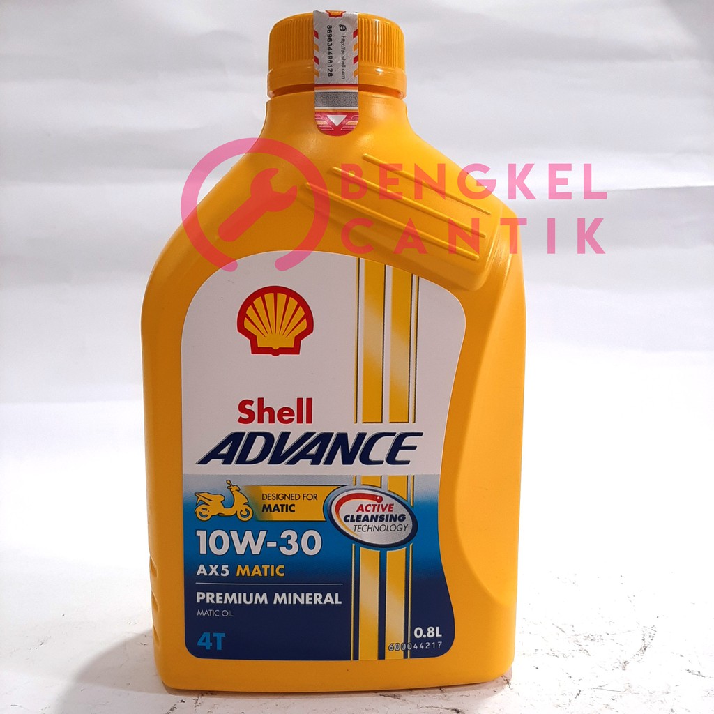 Jual oli mesin SHELL ADVANCE MATIC 10W30 AX5 MATIC PREMIUM MINERAL 0.8L ...