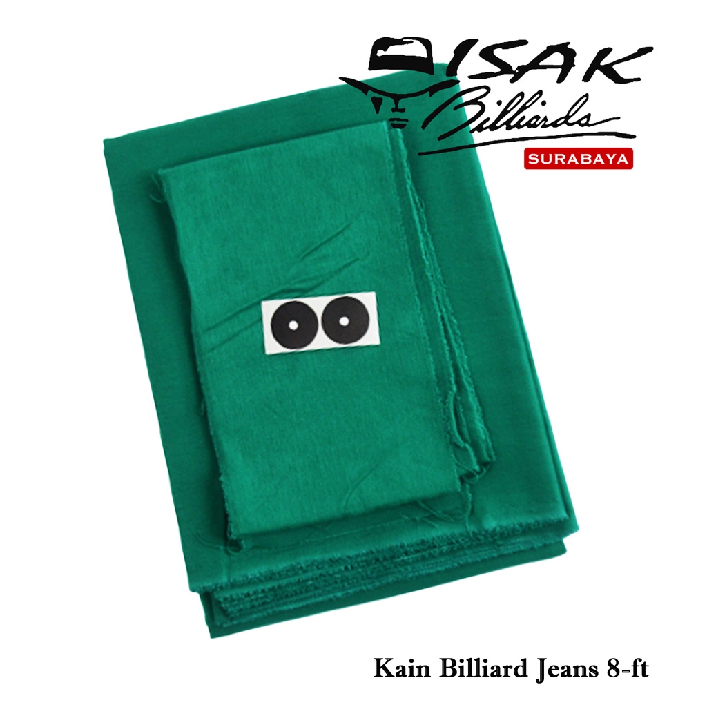 Jual Kain Laken 8-ft jeans - Hijau - Billiard Table Cloth Meja Biliar ...