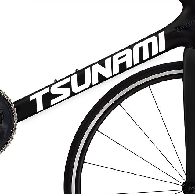 Jual Stiker Pack Sepeda Tsunami - Bicycle Decal Sticker | Shopee Indonesia