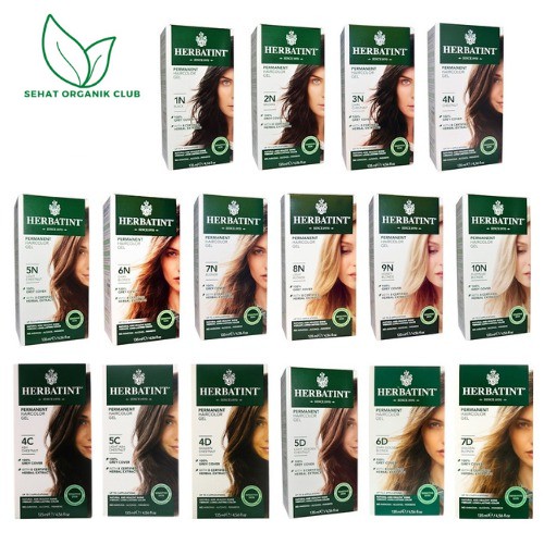 Jual Herbatint Permanent Haircolor Gel 135 Ml - Hair Color - Pewarna ...
