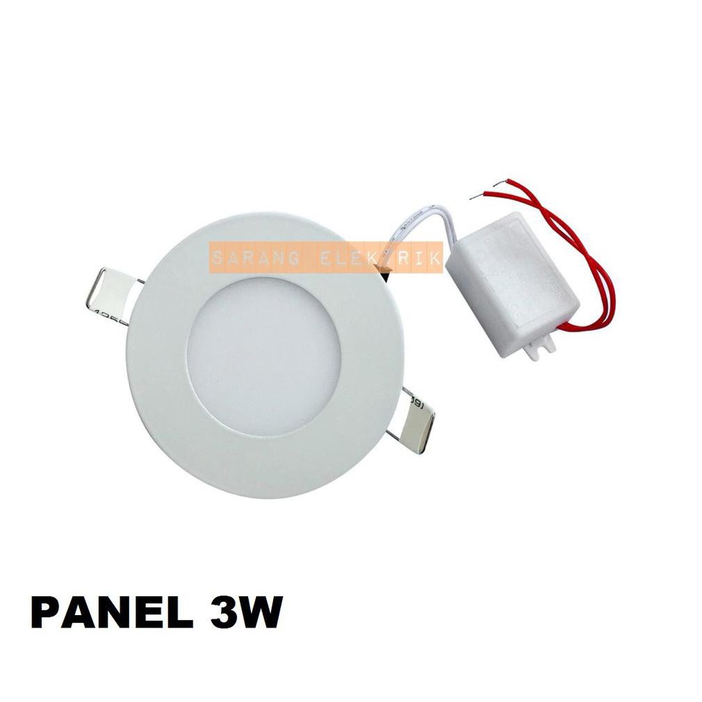 Jual Seinz Lampu Panel Downlight 3W bulat kotak inbow slim 3Watt ...