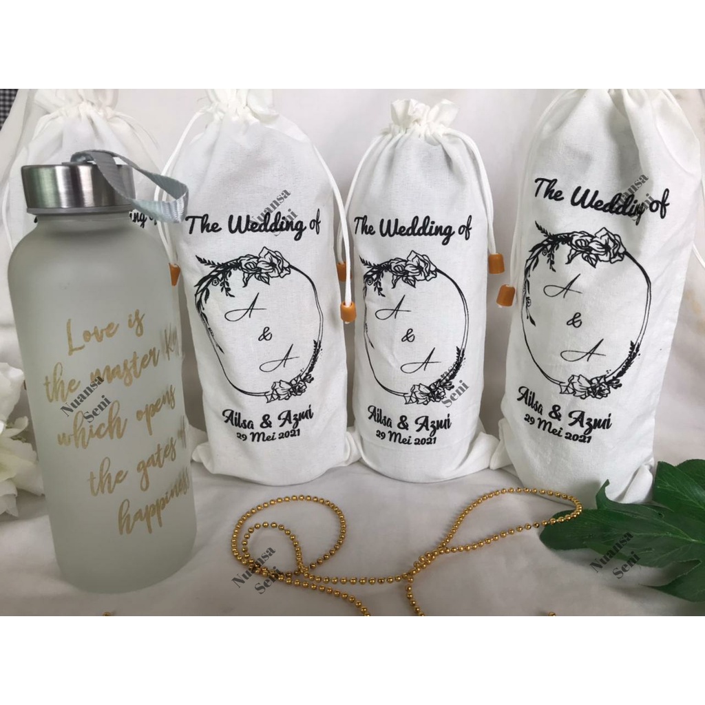 Jual Souvenir Botol Minum 420ml Botol Kaca Doff Botol Tumbler Infuser ...