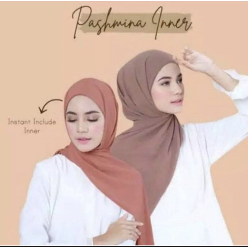Jual Pashmina Inner/Pashmina 2IN1 | Shopee Indonesia