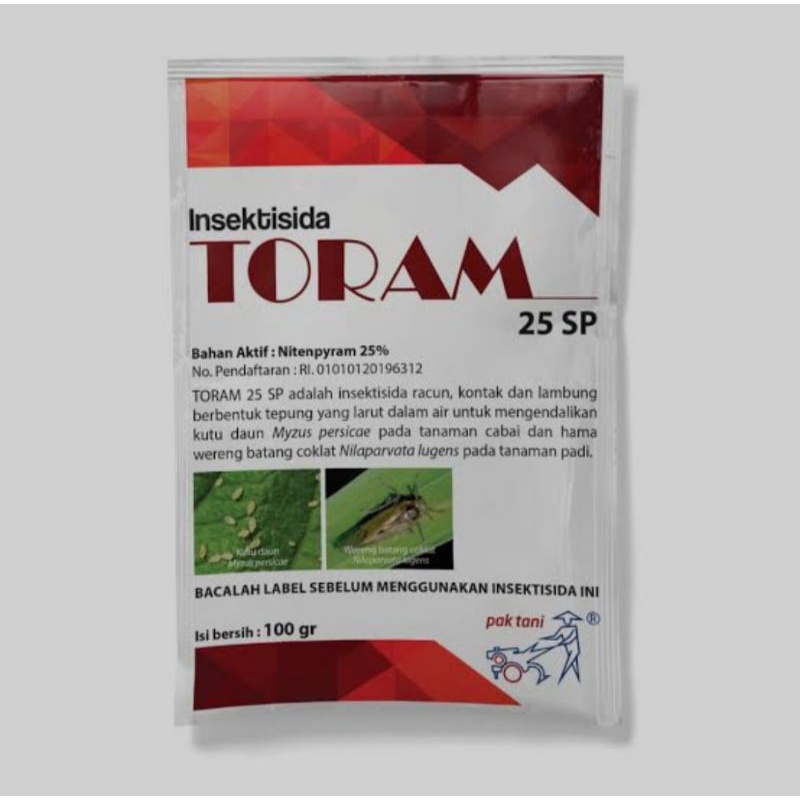 Jual TORAM NITENPYRAM 25WP obat wereng thrips kutukutuan | Shopee Indonesia