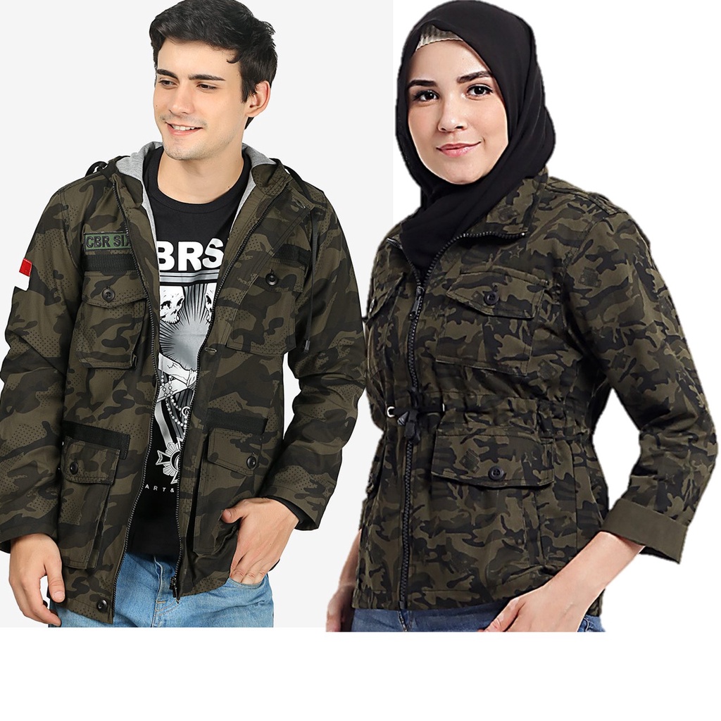 Jual Jaket Army Cowok Cewek Jaket motif Army Trendy CBR SIX Merek Lokal ...