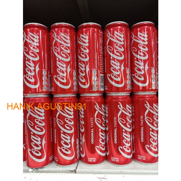 Jual Coca-Cola Sleek Can 250 mL / Minuman Coca Cola Kaleng 250ml SS91 ...