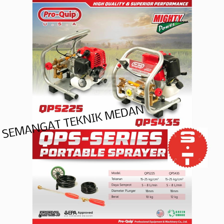 Jual MESIN DOORSMEER STEAM SEMPROT HAMA 2 TAK SPRAYER 22 PROQUIP QPS225 ...