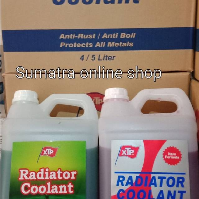 Jual Air radiator coolant / pendingin radiator(xtp) 5 liter | Shopee ...