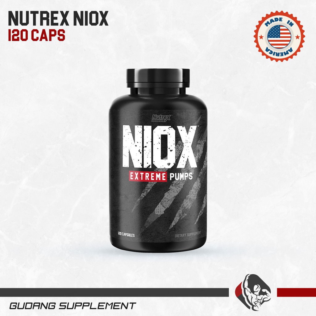 Jual Nutrex Niox 120 Capsule Nitric Oxide Pre Workout | Shopee Indonesia