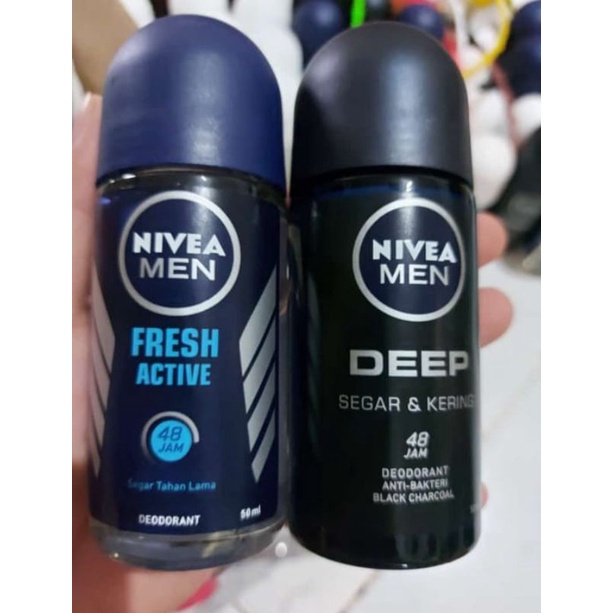 Jual NIVEA MEN Fresh Active Dan NIVEA MEN DEEP Segar & kering | Shopee ...