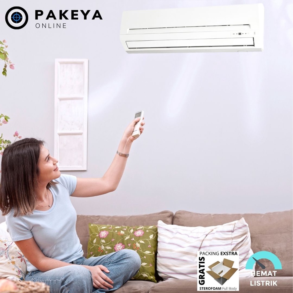 Jual Kipas Angin Dinding Model AC Remote | Shopee Indonesia