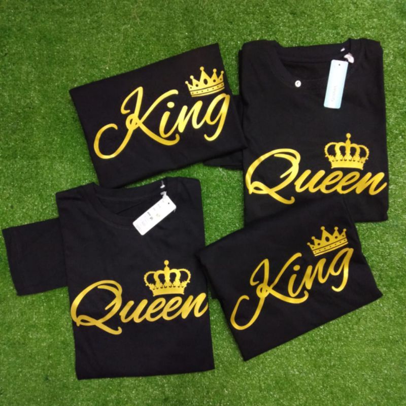 Jual KAOS COUPLE KING QUEEN/DEWASA & ANAK PRINCE PRINCESS/KAOS FAMILY ...