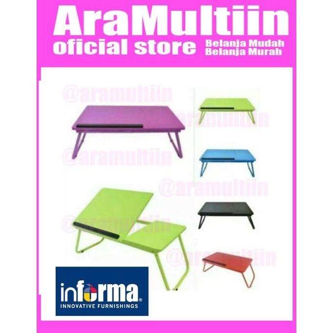 Jual OXY - MEJA LIPAT BELAJAR ANAK / MEJA LAPTOP / FOLDING TABLE ...