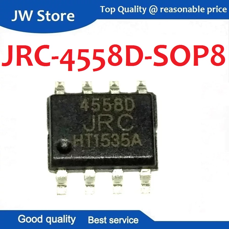 Jual IC JRC4558 NJM4558 4558 Smd Sop-8 STOK TERSEDIA | Shopee Indonesia