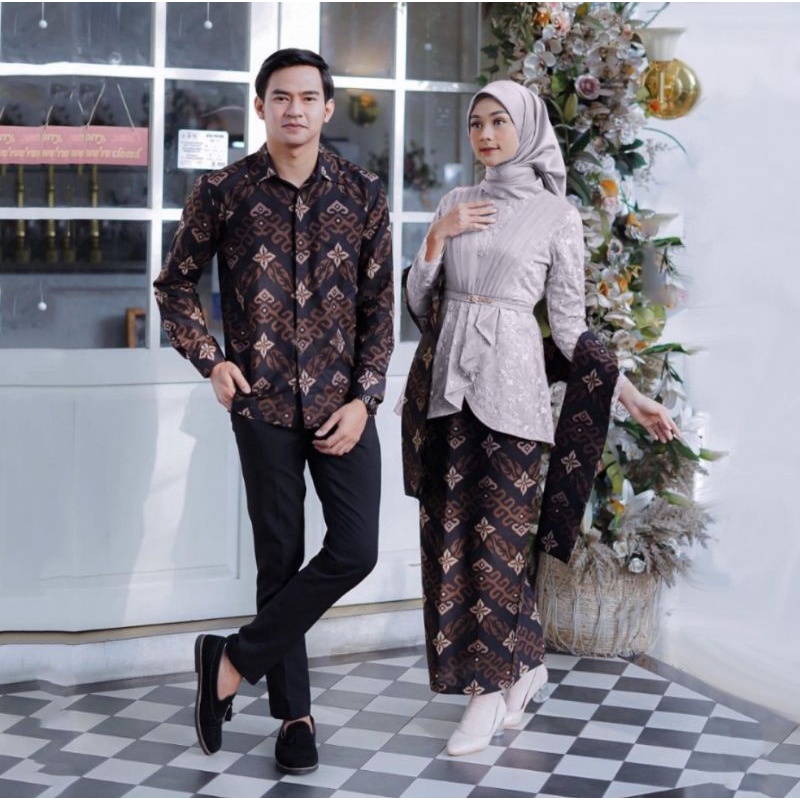 Jual ADA ANAK !!! New Collection - Batik Official Solo Batik Kebaya Couple Ranita Payet Tulle ...
