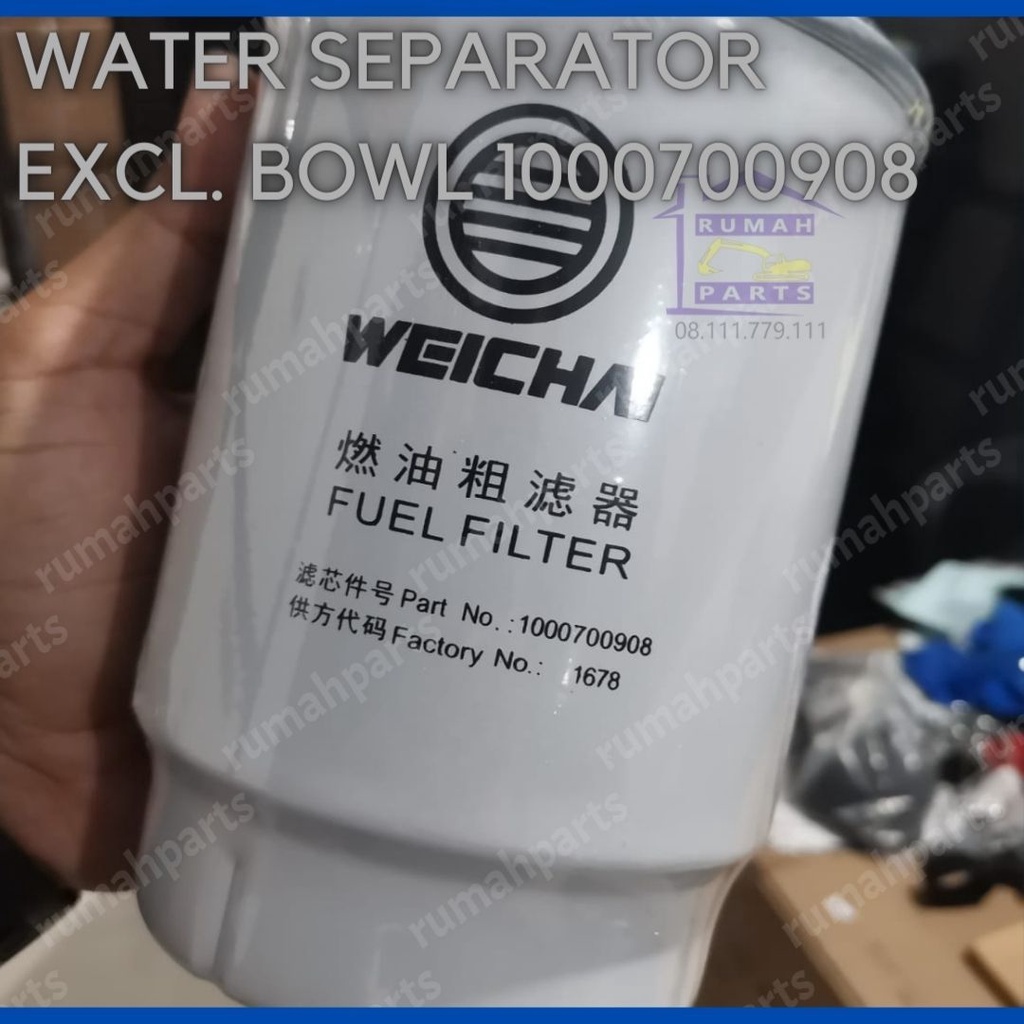 Jual Water Separator / Fuel Filter Wechai Ex Bowl - 1000700908 | Shopee ...