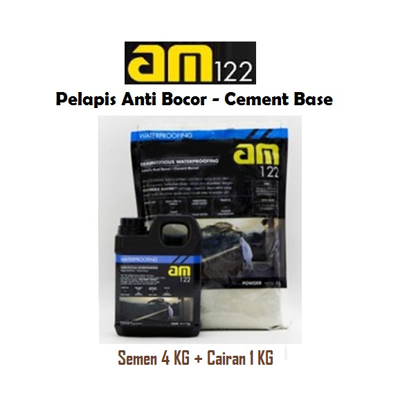 Jual PROMO!! AM 122 5KG (Semen 4KG + Cairan 1KG)-Waterproofing Cement ...