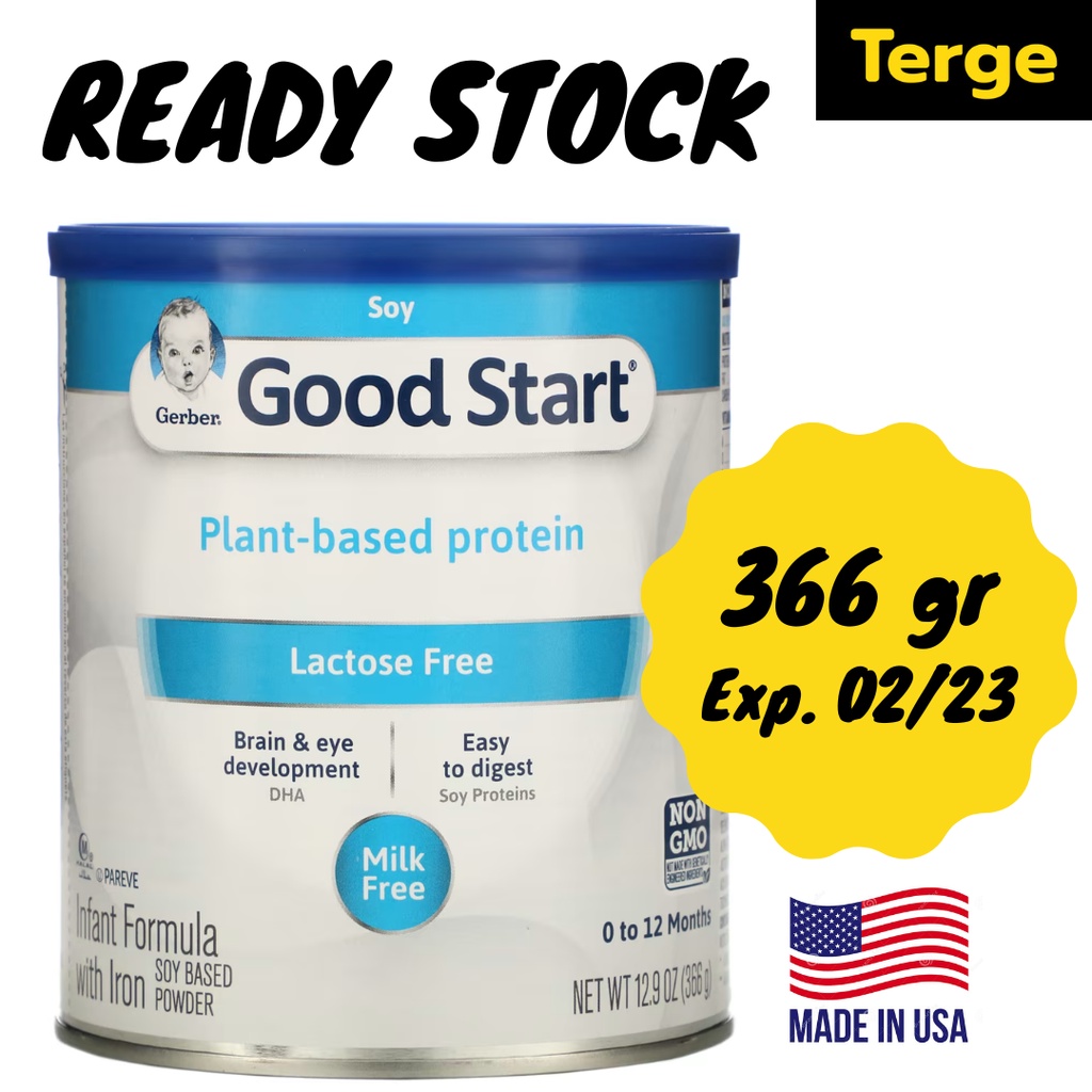 Jual Susu Bayi Halal Gerber Good Start Soy Based Powder Infant Formula ...
