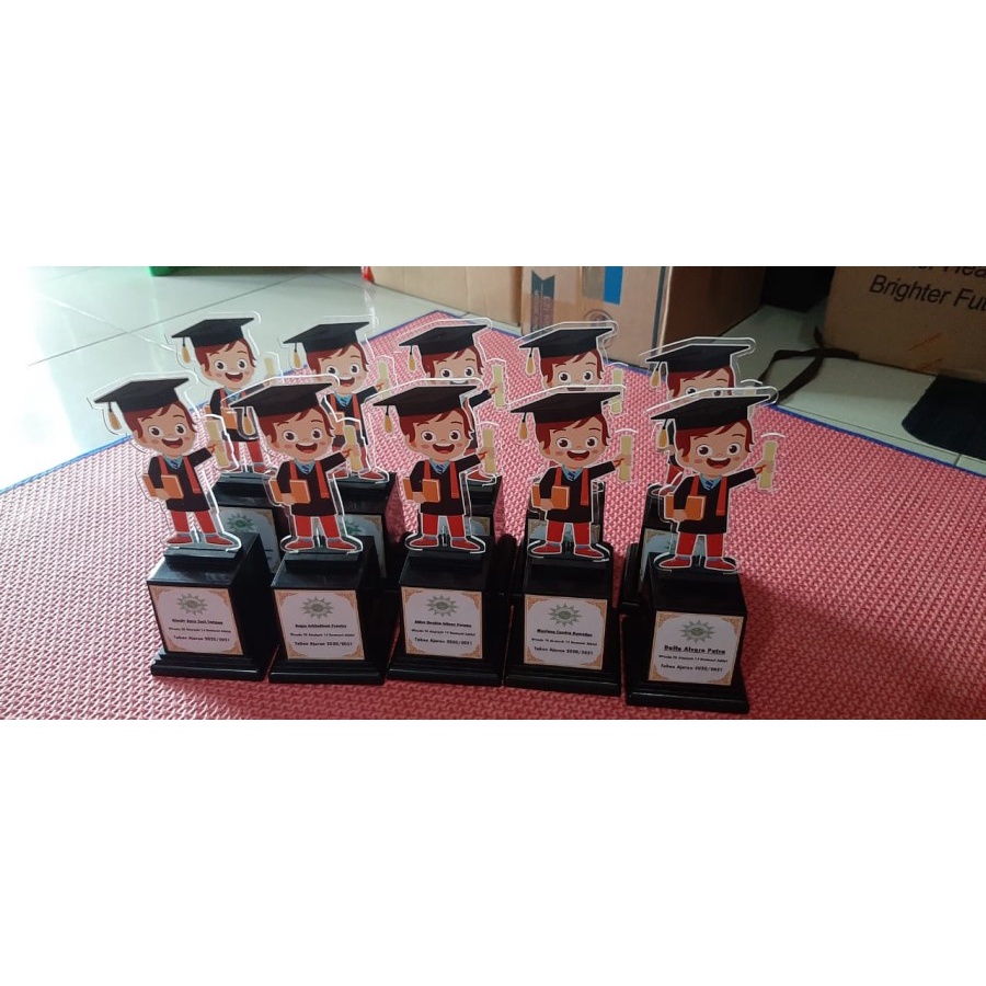 Jual Produksi Plakat Patung Wisuda Akrilik Panjang -+ 25 cm | Shopee ...