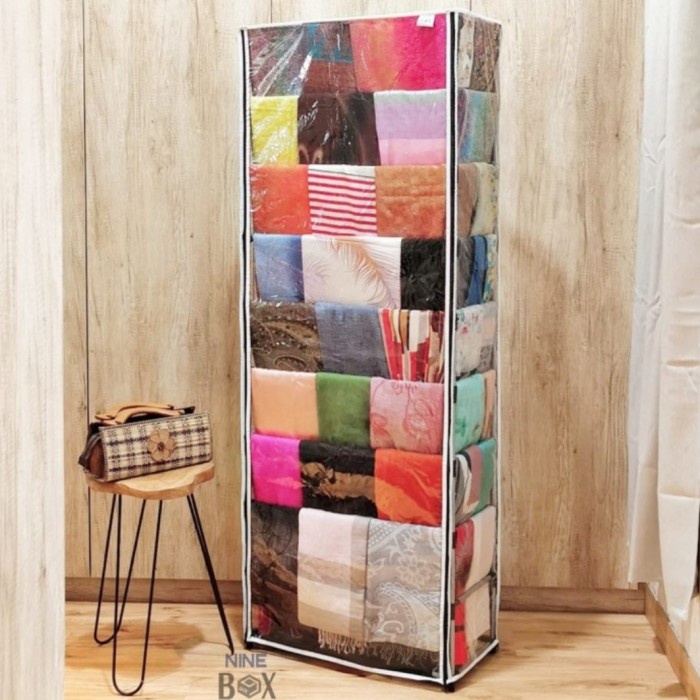 Jual Rak Hijabgantung Susun Promo Multifungsi Jumbo Tertutup H8N1 ...