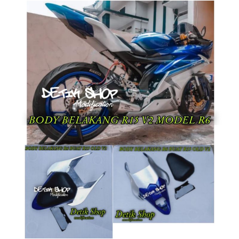 Jual R15 V2 BODY R6 BODY BELAKANG R15 V2 MODEL BODI R6 | Shopee Indonesia