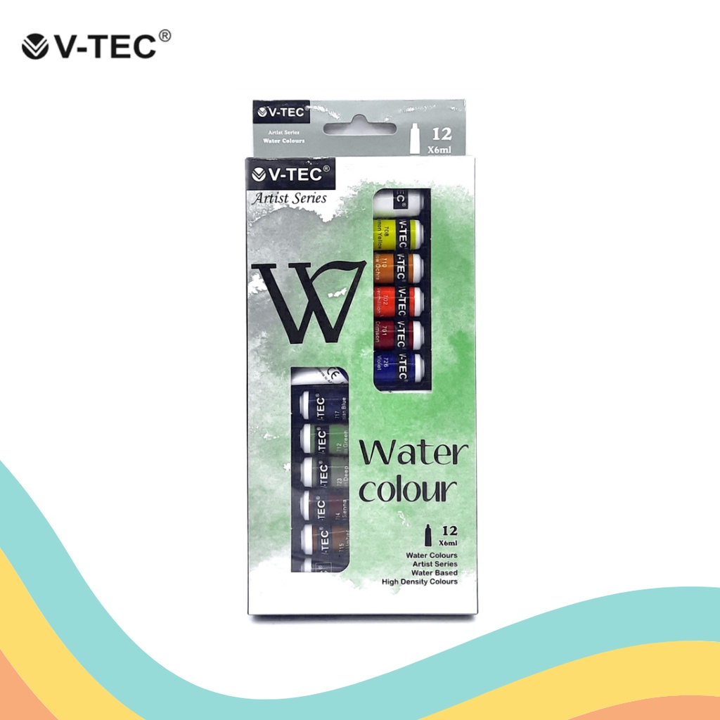 Jual CAT AIR 12 WARNA 6 ML V-TEC VT-1325 (1 SET) | Shopee Indonesia