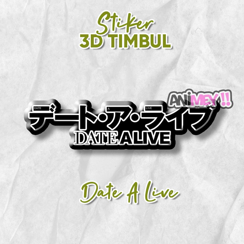 Jual Stiker Emblem 3D Date A Live Logo / Stiker Anime Gaming Resin ...
