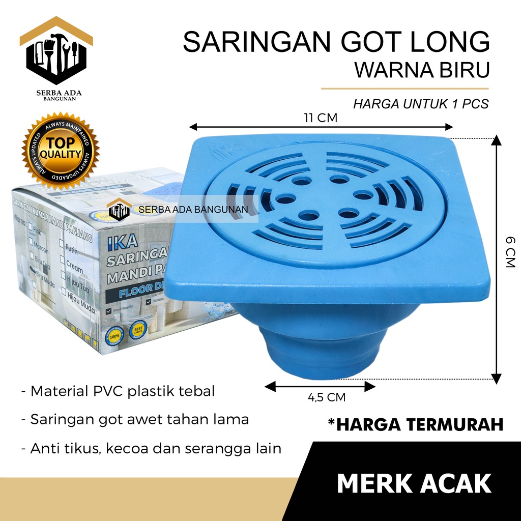 Jual Saringan Got Tebal Plastik PVC Kamar Mandi Toilet Plastic Floor ...