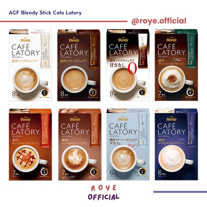 Jual AGF Stick Cafe Lattory Japan (satuan / pcs / ecer / bisa mix ...