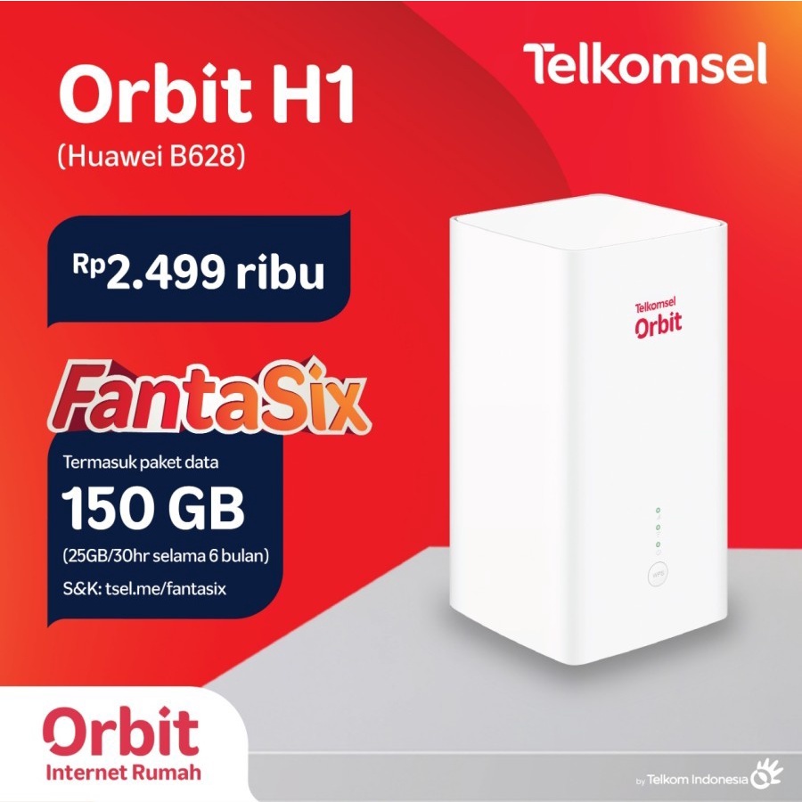 Jual MODEM ROUTER 4G HUAWEI B628 TELKOMSEL ORBIT MAX H1 WIFI 4G LTE ...